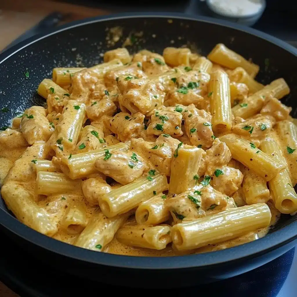 Delicious Creamy Garlic Chicken Rigatoni Recipe - %sitename
