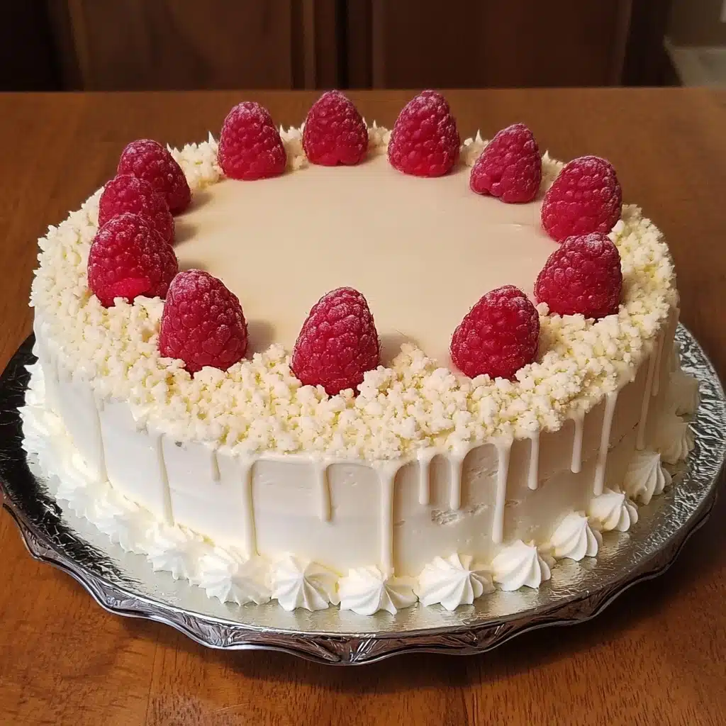 1 Stunning White Chocolate Raspberry Dream Cake Recipe - bellieskitchen