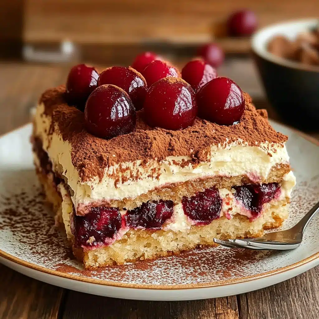 Elegant and Easy Cherry Amaretto Tiramisu Recipe - %site