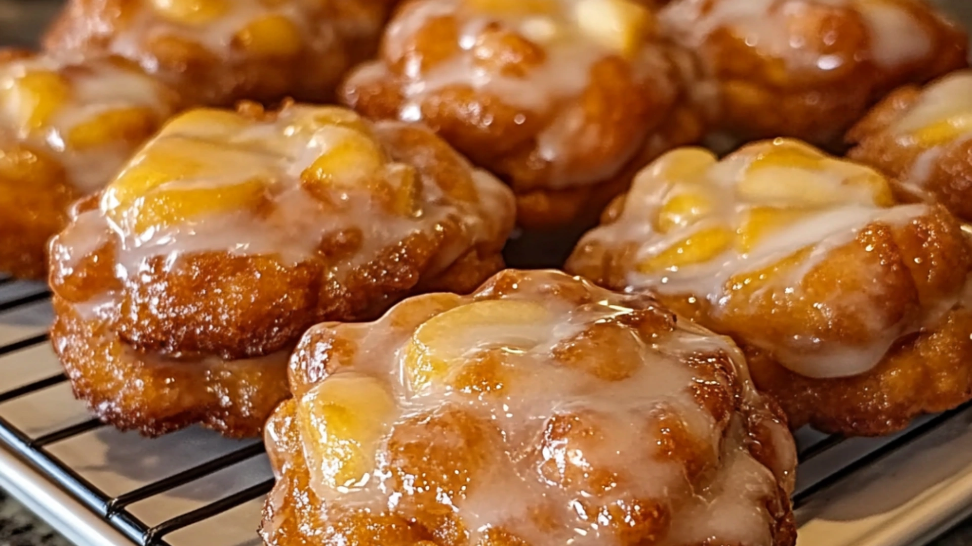Deliciously Easy Mini Baked Apple Fritters Recipe - %site