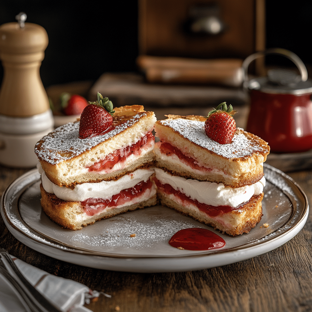 Fried Strawberry Cheesecake Sandwiches Recipe: A Sweet, Crispy Delight ...