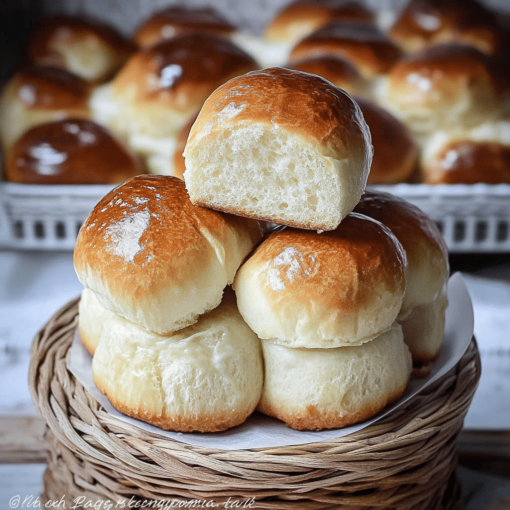 Fluffy Baked Bread: Perfect Brioche Dinner Rolls - bellieskitchen