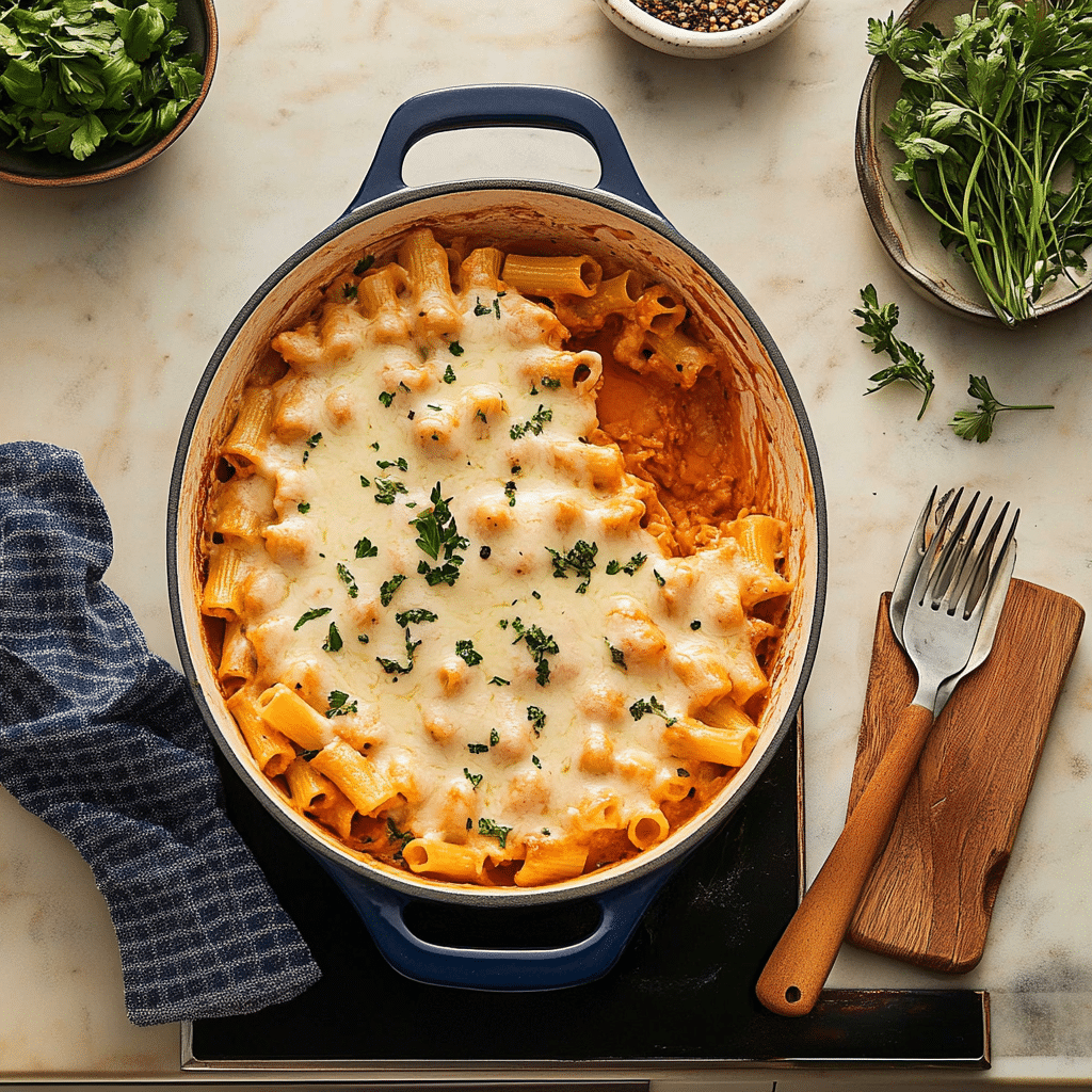 Irresistible and Creamy Pumpkin Ricotta Pasta Bake Recipe - bellieskitchen