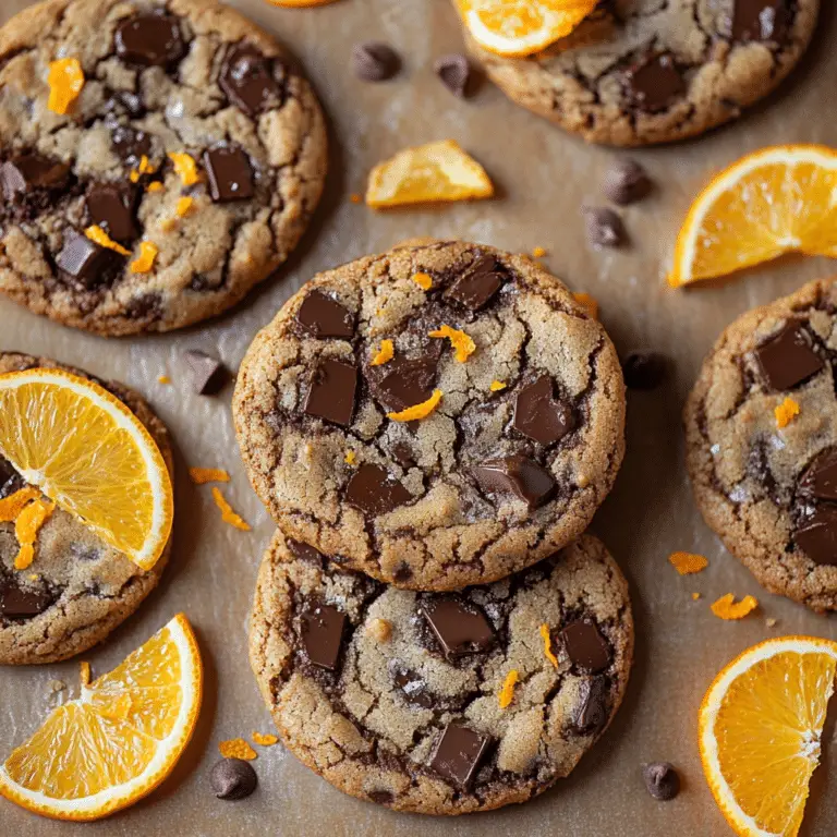 Irresistible Orange Dark Chocolate Cookies: A Unique and Zesty Dessert ...