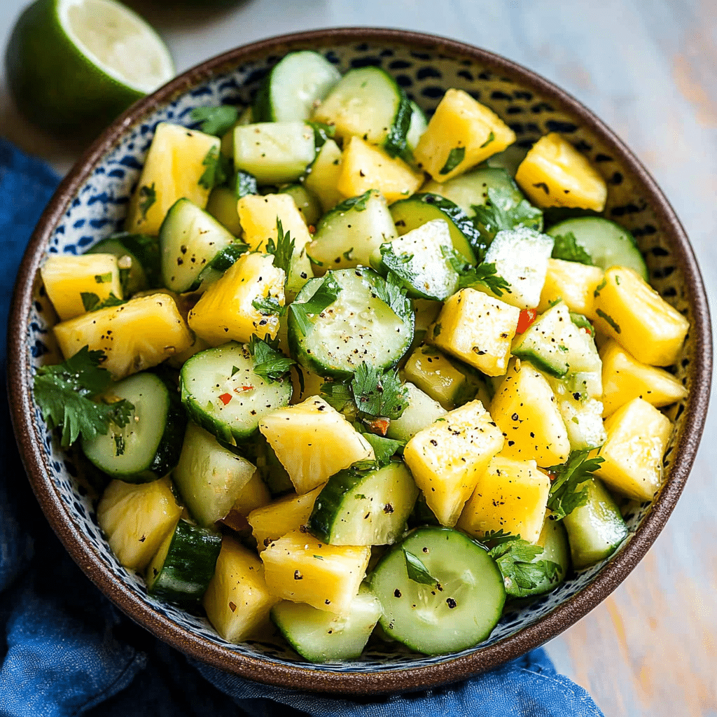 Delightfully Refreshing Pineapple Cucumber Salad Recipe to Try Today ...