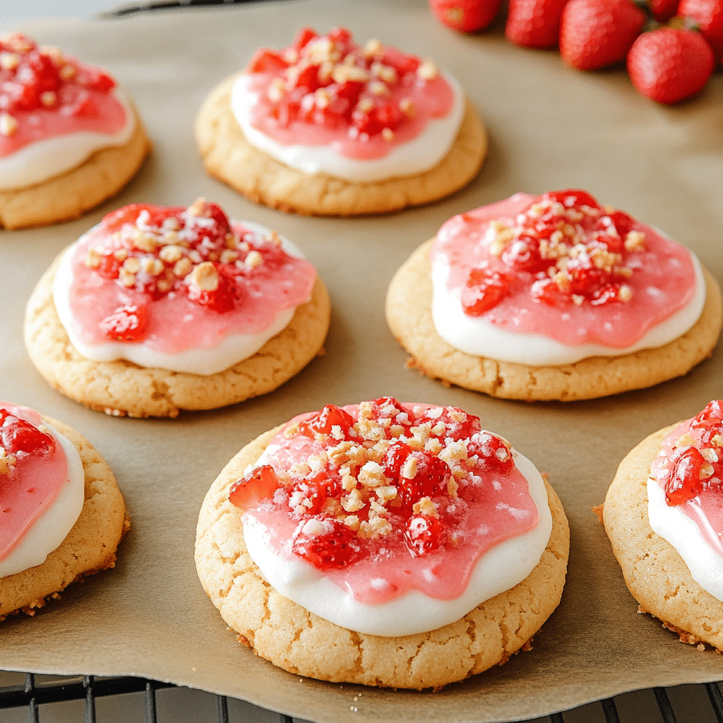 Unbelievably Delicious Strawberry Crunch Cookies Recipe - bellieskitchen