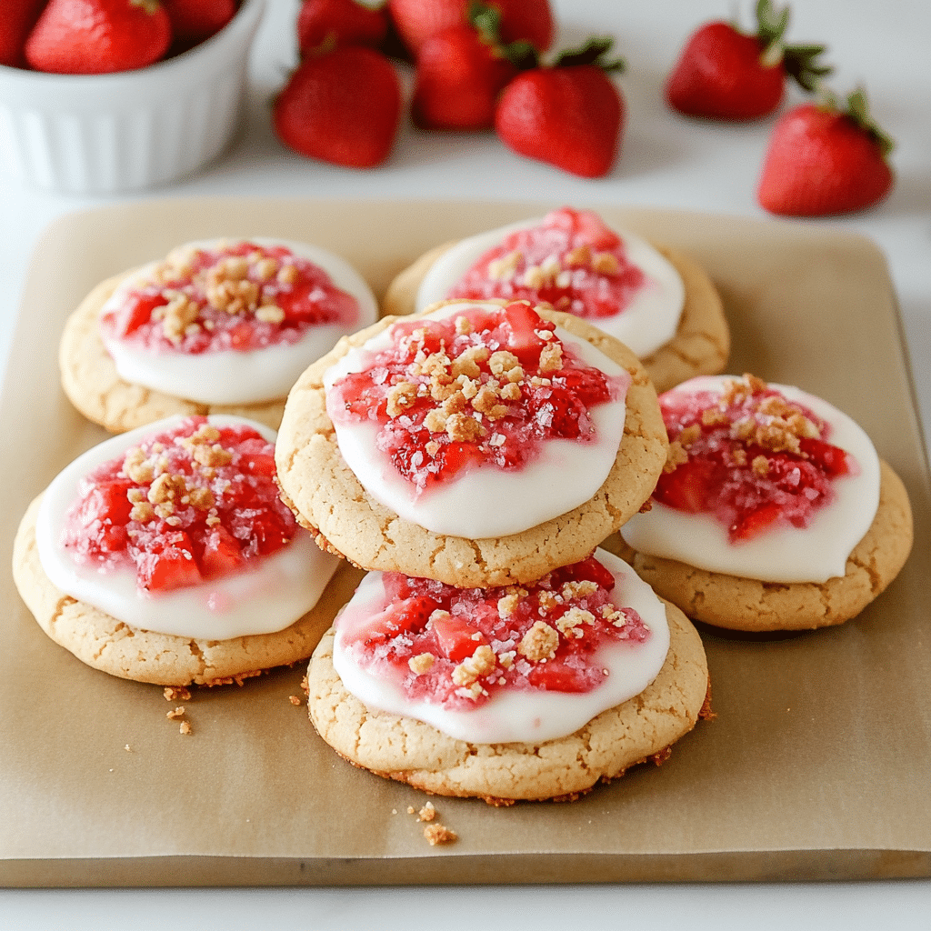 Unbelievably Delicious Strawberry Crunch Cookies Recipe - bellieskitchen