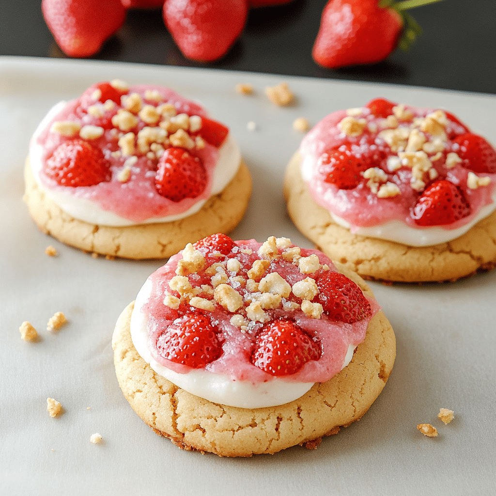Unbelievably Delicious Strawberry Crunch Cookies Recipe - bellieskitchen