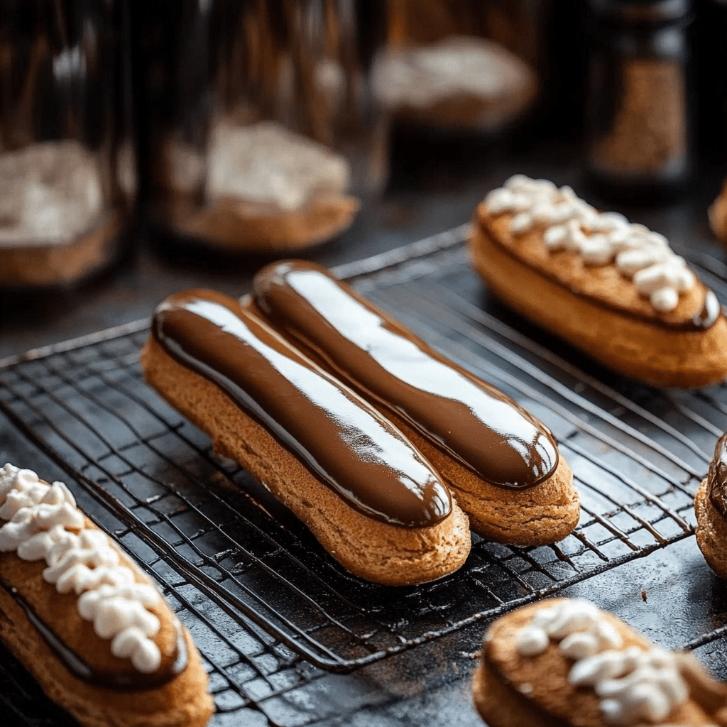 Elegant and Delicious Coffee Eclairs - bellieskitchen
