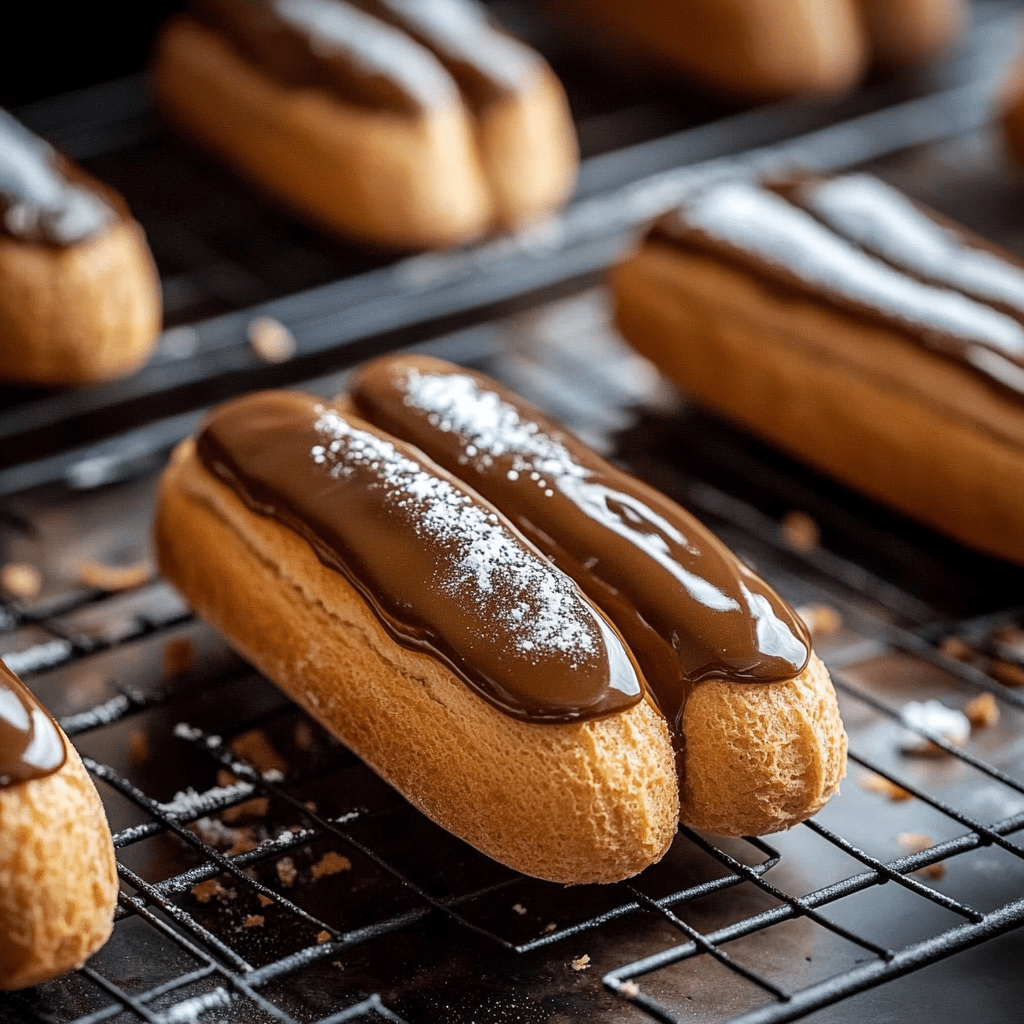Elegant and Delicious Coffee Eclairs - bellieskitchen