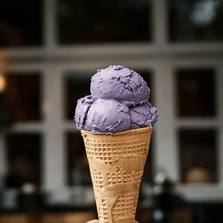 Delicate and Creamy Lavender Honey Ice Cream You’ll Love - bellieskitchen