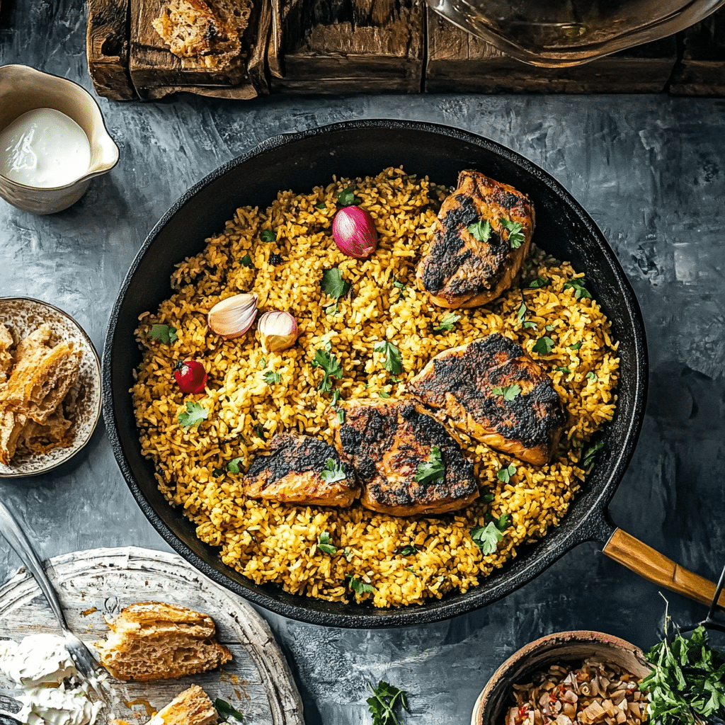 Irresistibly Flavorful One Pot Shawarma Chicken and Rice Recipe ...