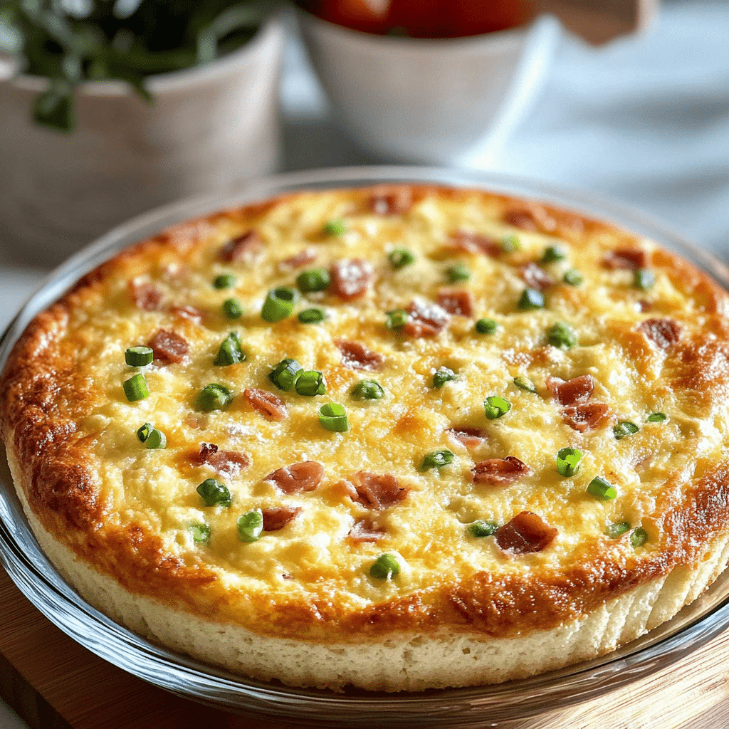 Savory and Easy Bacon Cheddar Crustless Quiche Recipe - bellieskitchen