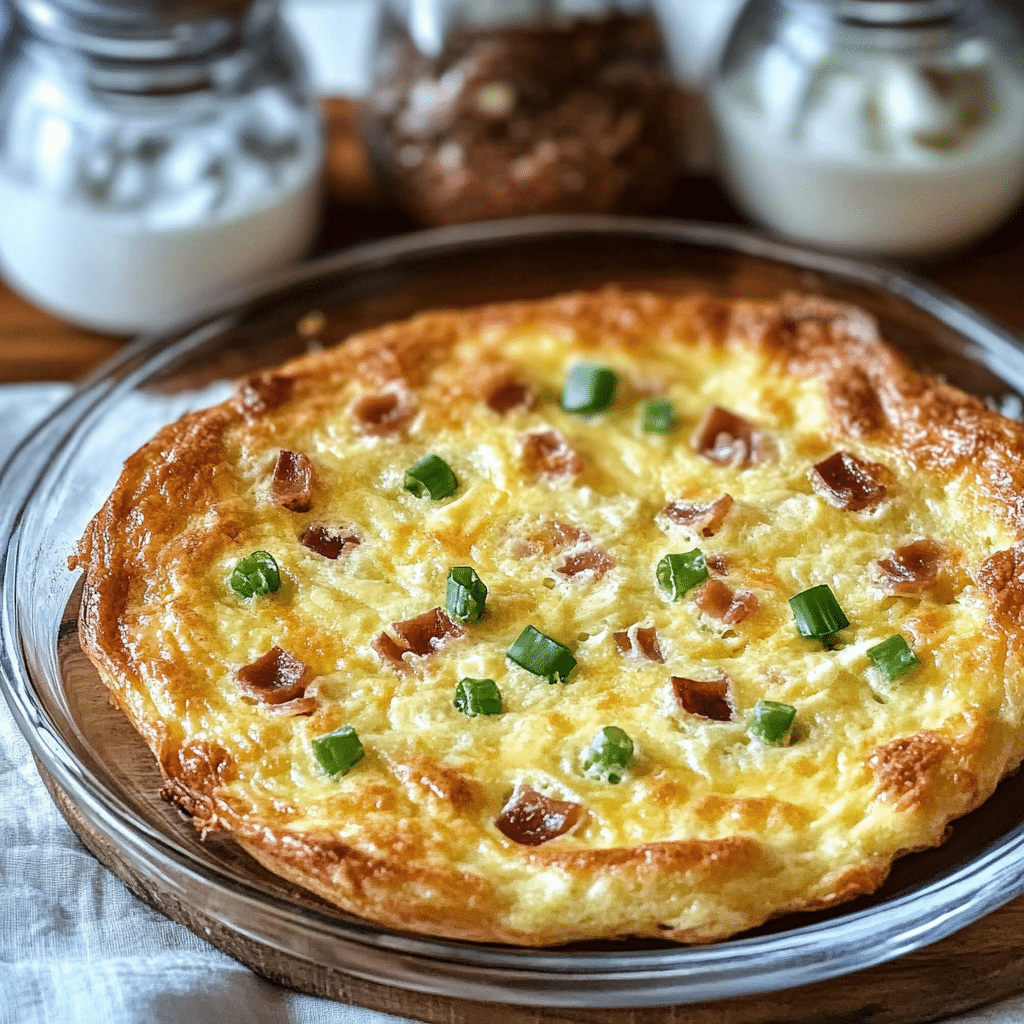 Savory and Easy Bacon Cheddar Crustless Quiche Recipe - bellieskitchen