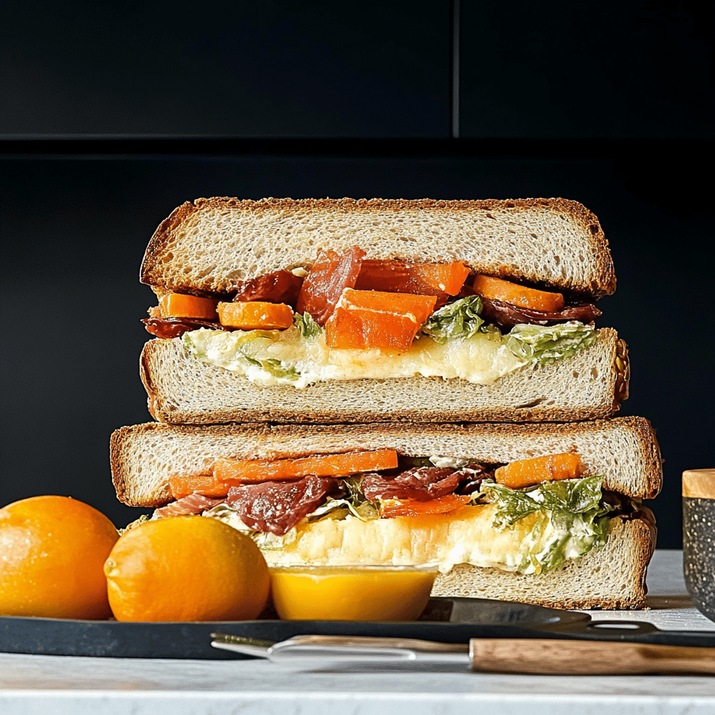 Irresistible & Loaded BLT Sandwich Recipe - bellieskitchen