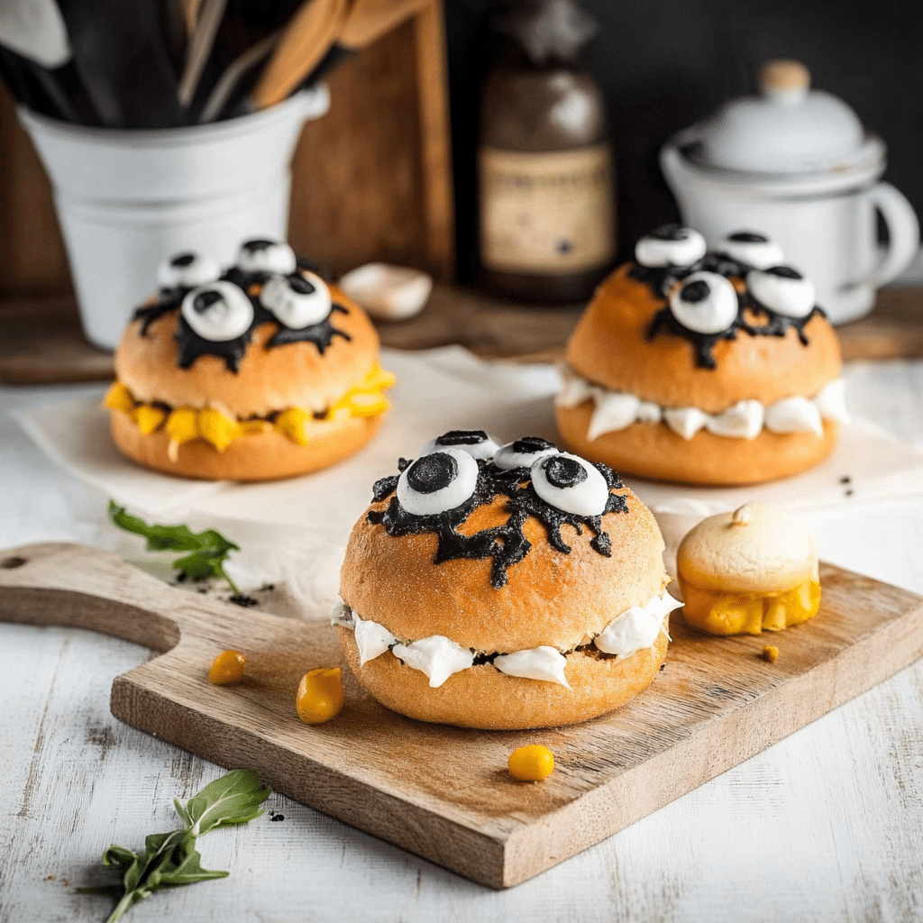 Spooky and Fun Monster Burgers Recipe Kids Will Love - bellieskitchen