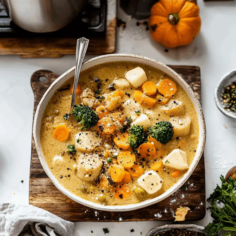 Cozy and Delicious Creamy Vegetable Soup Recipe for Family Dinners ...