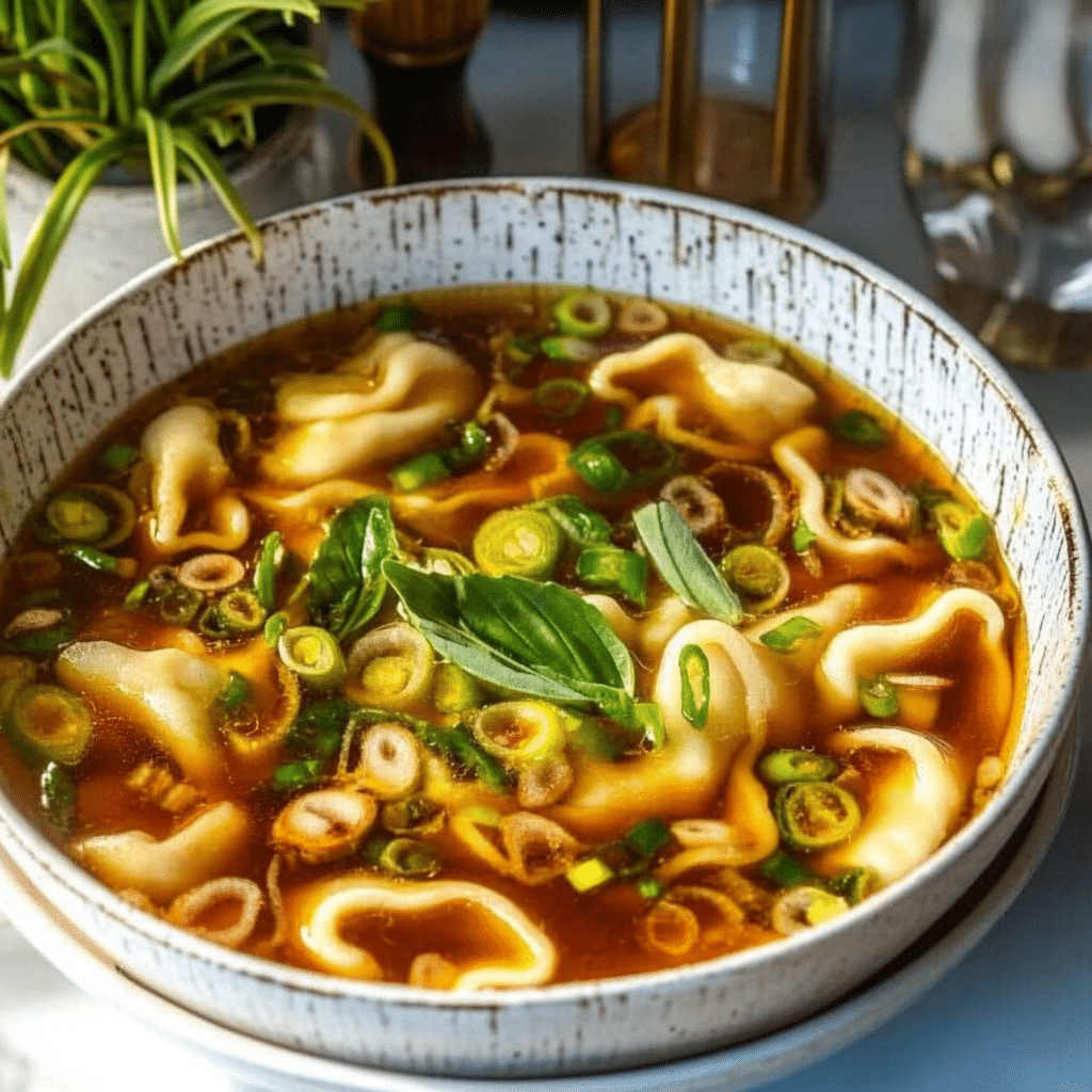 The Perfect Japanese Gyoza Soup Recipe - bellieskitchen