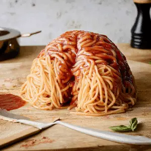 A Spooky Spaghetti Bloody Brain - bellieskitchen