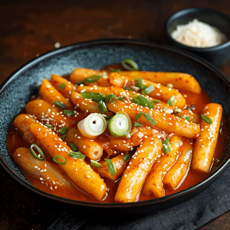 Bold & Spicy Tteokbokki (Korean Rice Cakes) You Can Make at Home - bellieskitchen