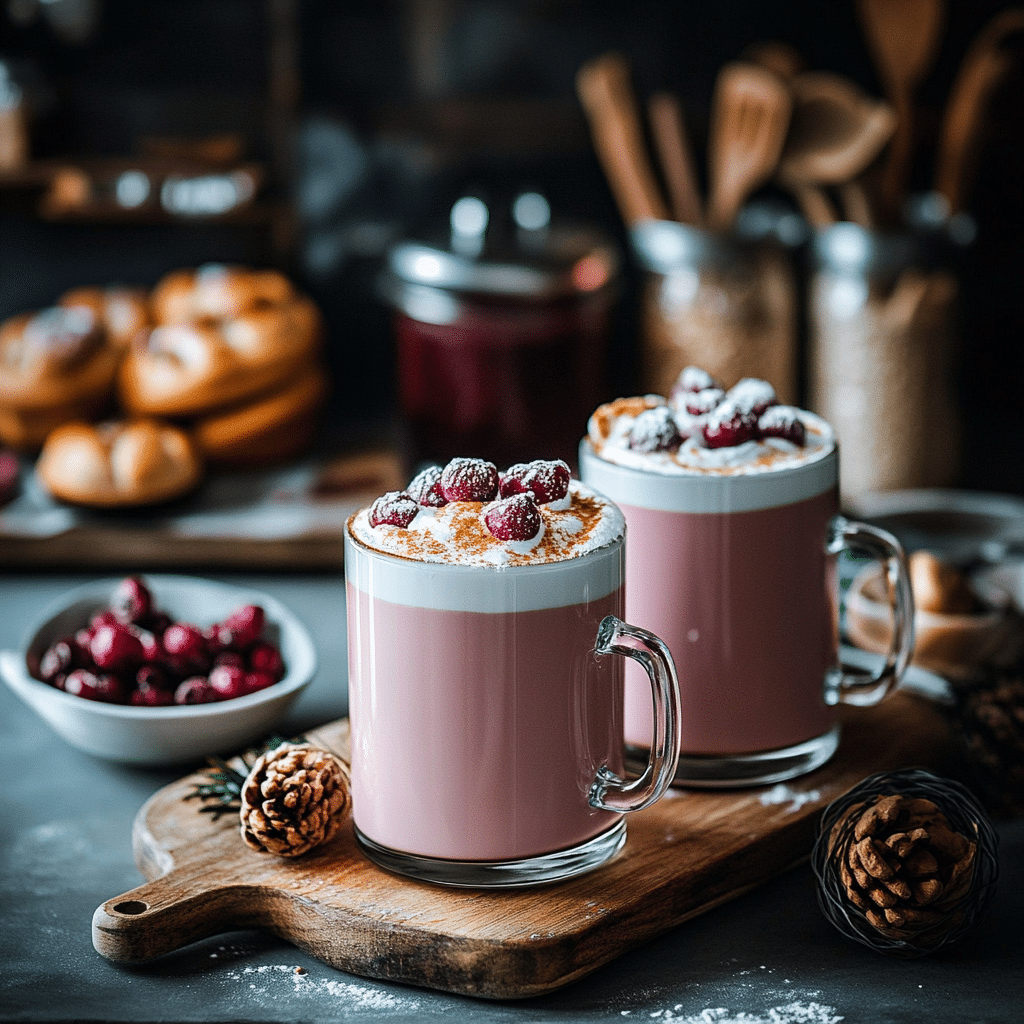 A Sweet and Soothing Cherry Vanilla Tea Latte Recipe - bellieskitchen