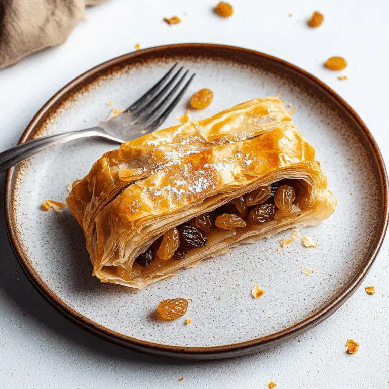 Crispy, Delicious Apple Strudel With Phyllo Dough - bellieskitchen