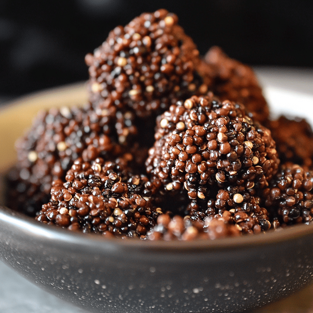 A Sweet & Crunchy Chocolate Popped Quinoa Snacks - bellieskitchen
