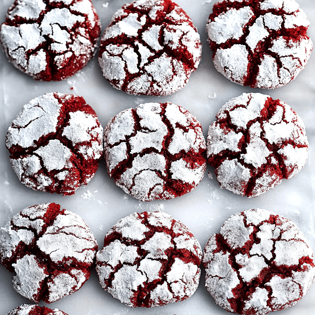 The Perfect Holiday, Soft & Chewy Red Crinkle Cookies - bellieskitchen