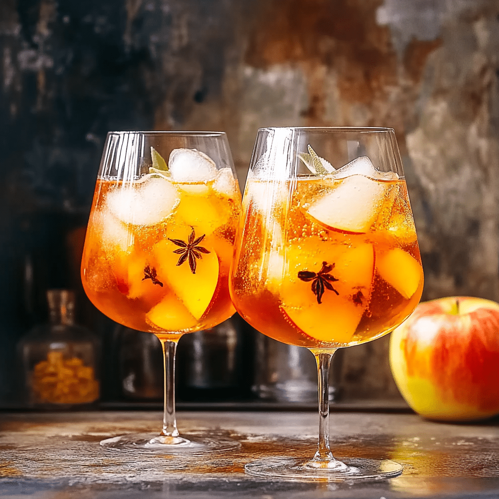 A Refreshing Non-Alcoholic Apple Cider Spritz - bellieskitchen