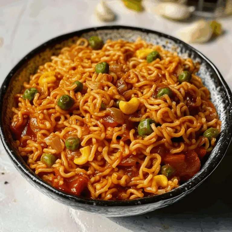 Easy, Spicy Korean Maggi Noodles - bellieskitchen