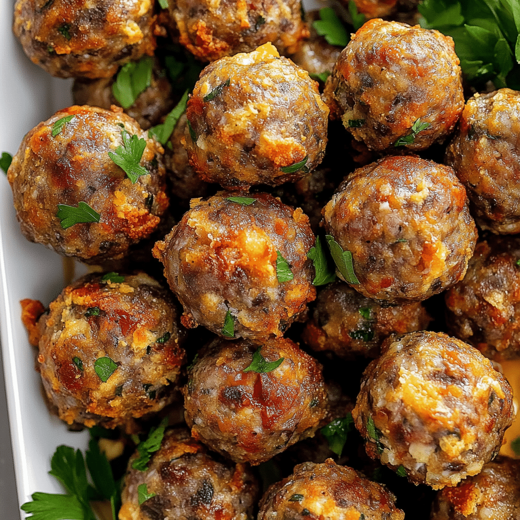Savory, Easy Sausage Balls That Steal the Show - bellieskitchen