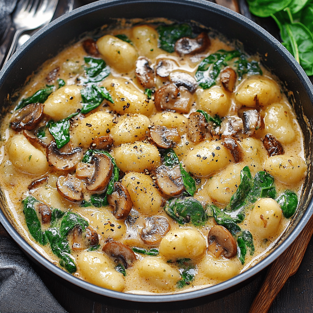 A Rich, Comforting Mushroom Gnocchi Recipes - bellieskitchen
