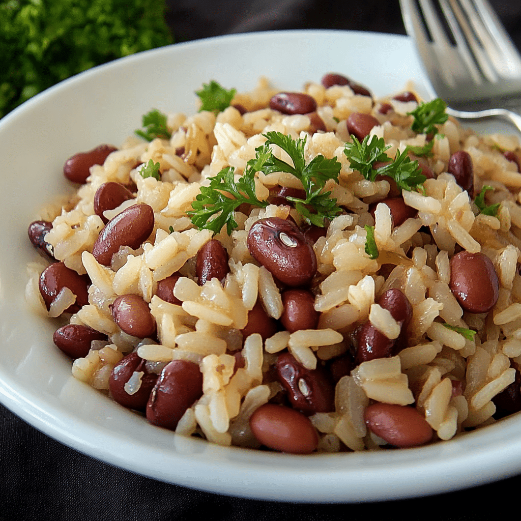 A Flavorful, Delicious Haitian Rice and Beans - bellieskitchen