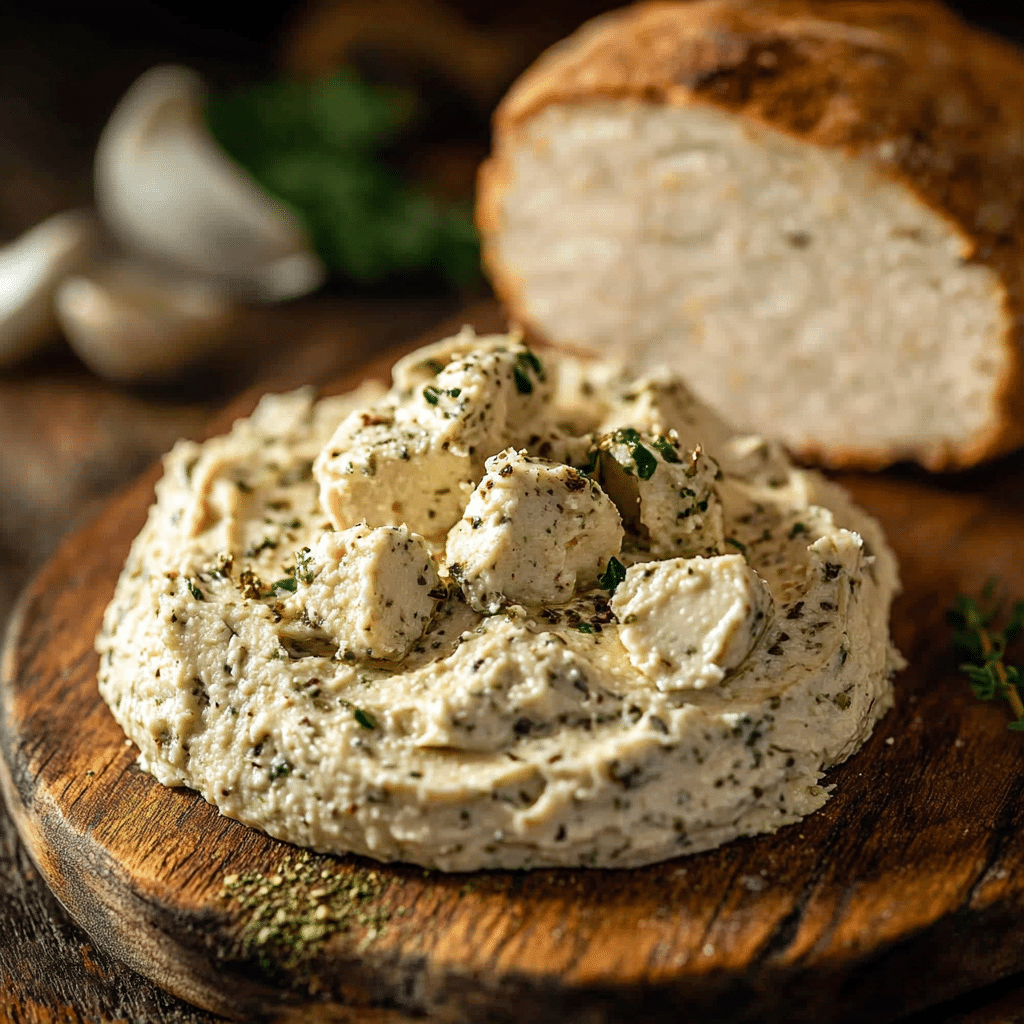 Irresistibly Easy Vegan Garlic Herb Cheese Recipe - bellieskitchen