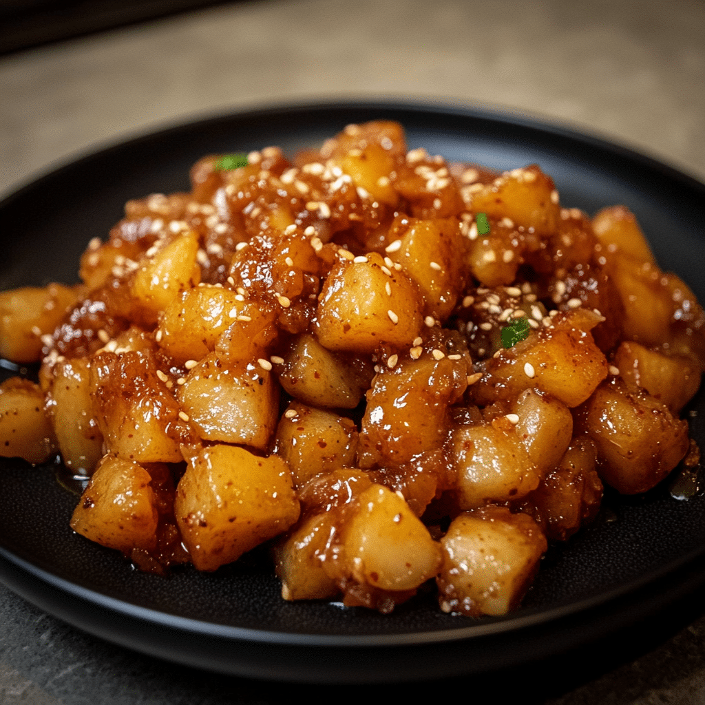 Easy Authentic Korean Potatoes Side Dish - bellieskitchen