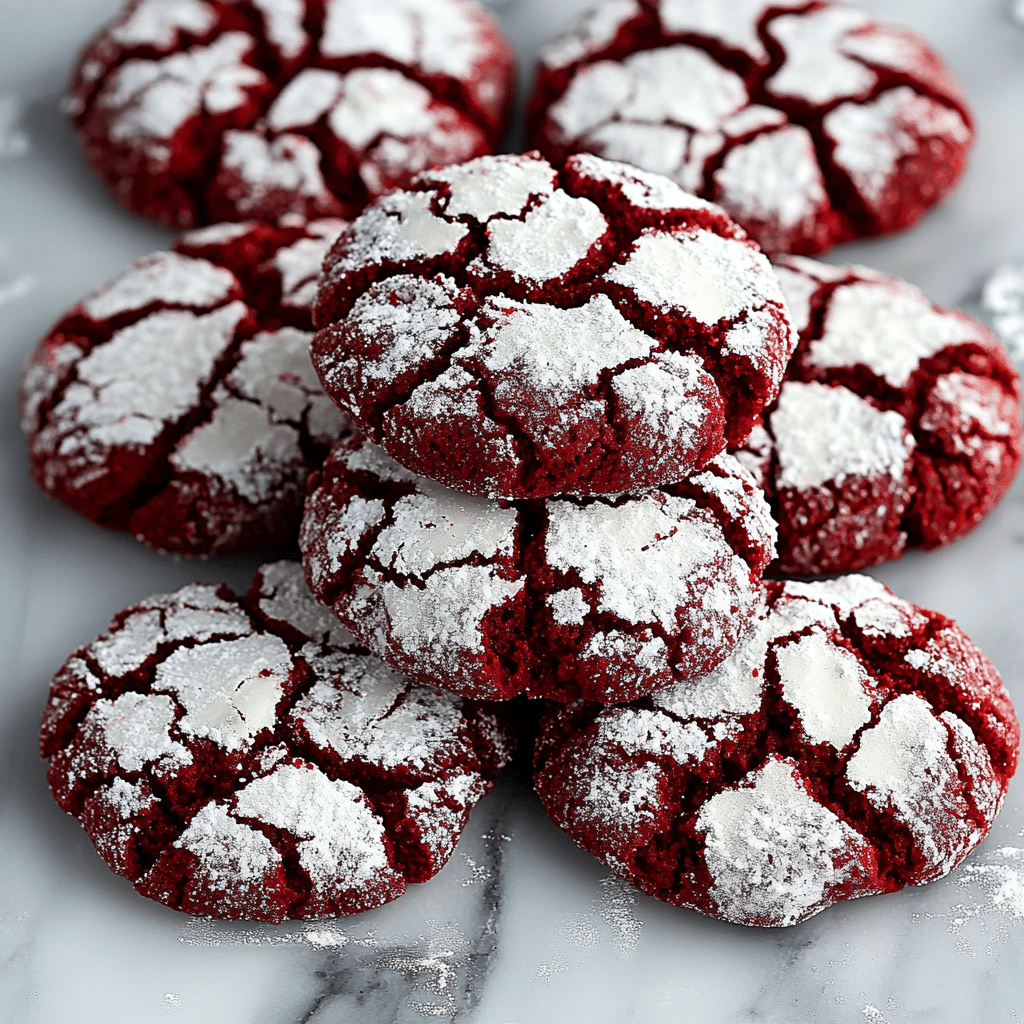 The Perfect Holiday, Soft & Chewy Red Crinkle Cookies - bellieskitchen