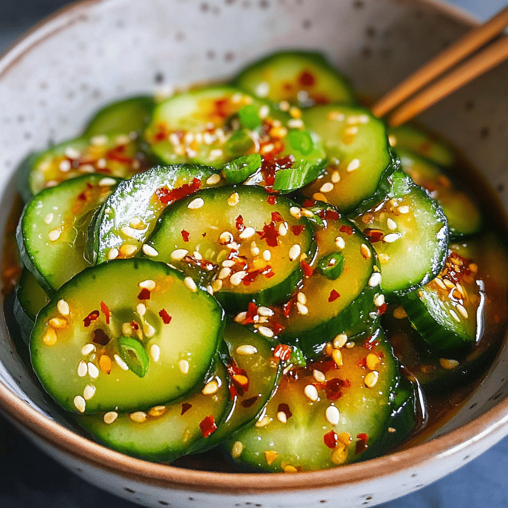 A Refreshing and Healthy Asian Cucumber Salad - bellieskitchen