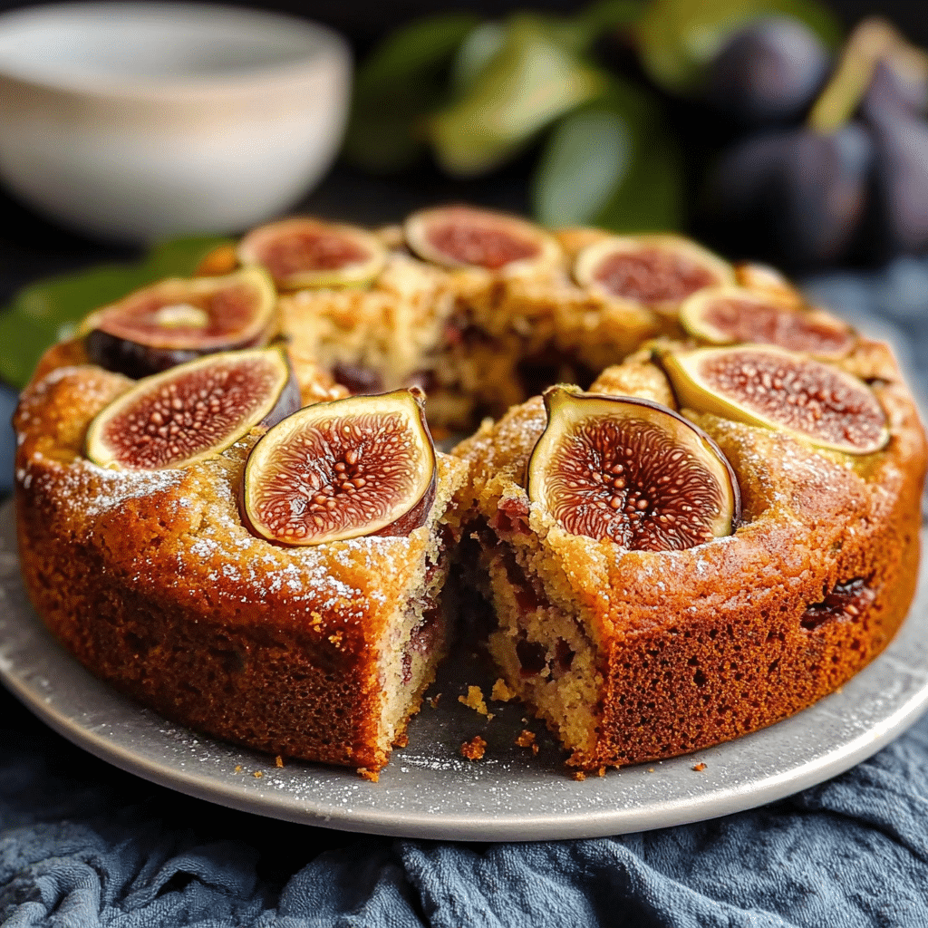 Soft and Sweet Fresh Fig Cake Easy Enough for Any Baker - bellieskitchen