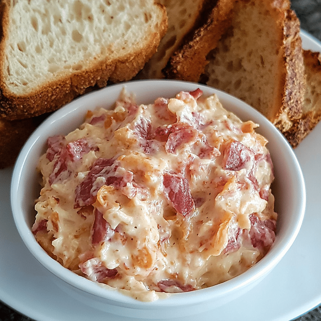 Delicious Reuben Dip With Rye Bread - bellieskitchen