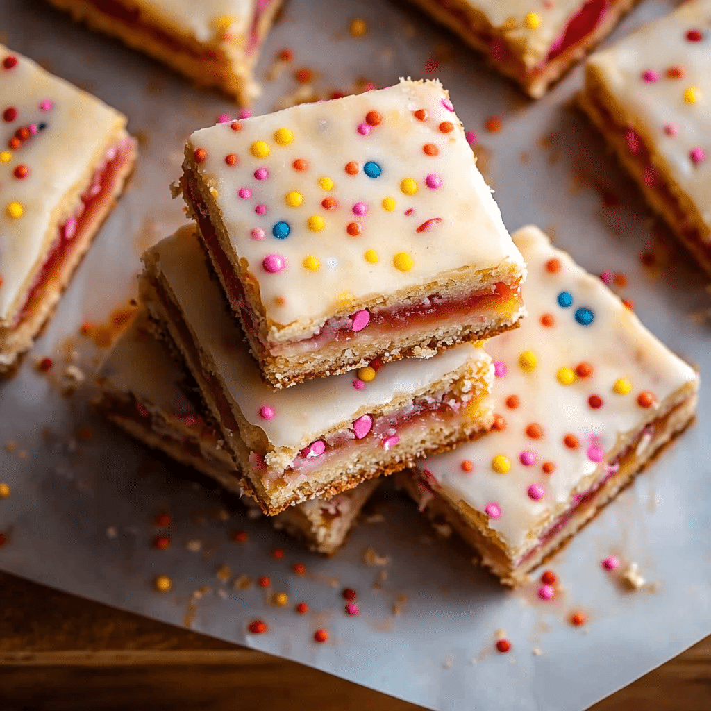 The Best Pop Tart Cookie Bars For Christmas - bellieskitchen