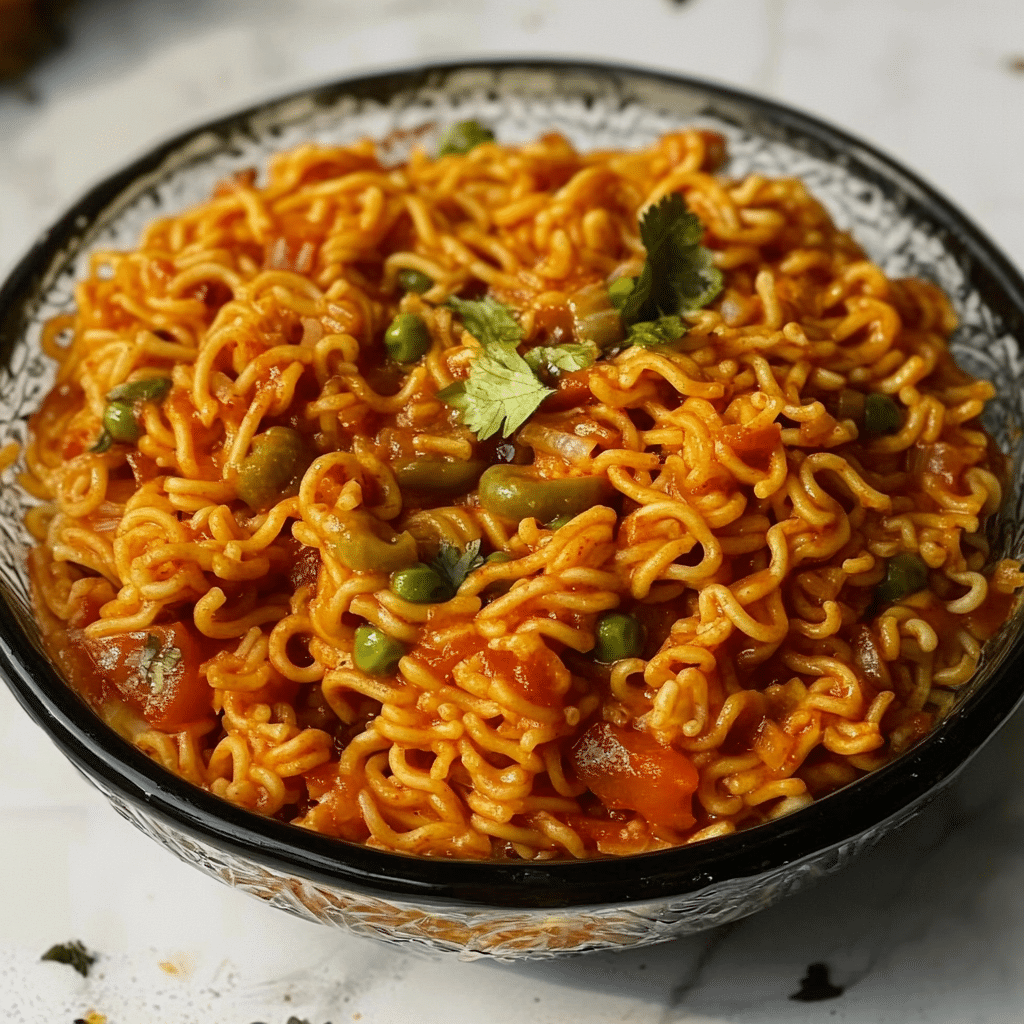 Easy, Spicy Korean Maggi Noodles - bellieskitchen