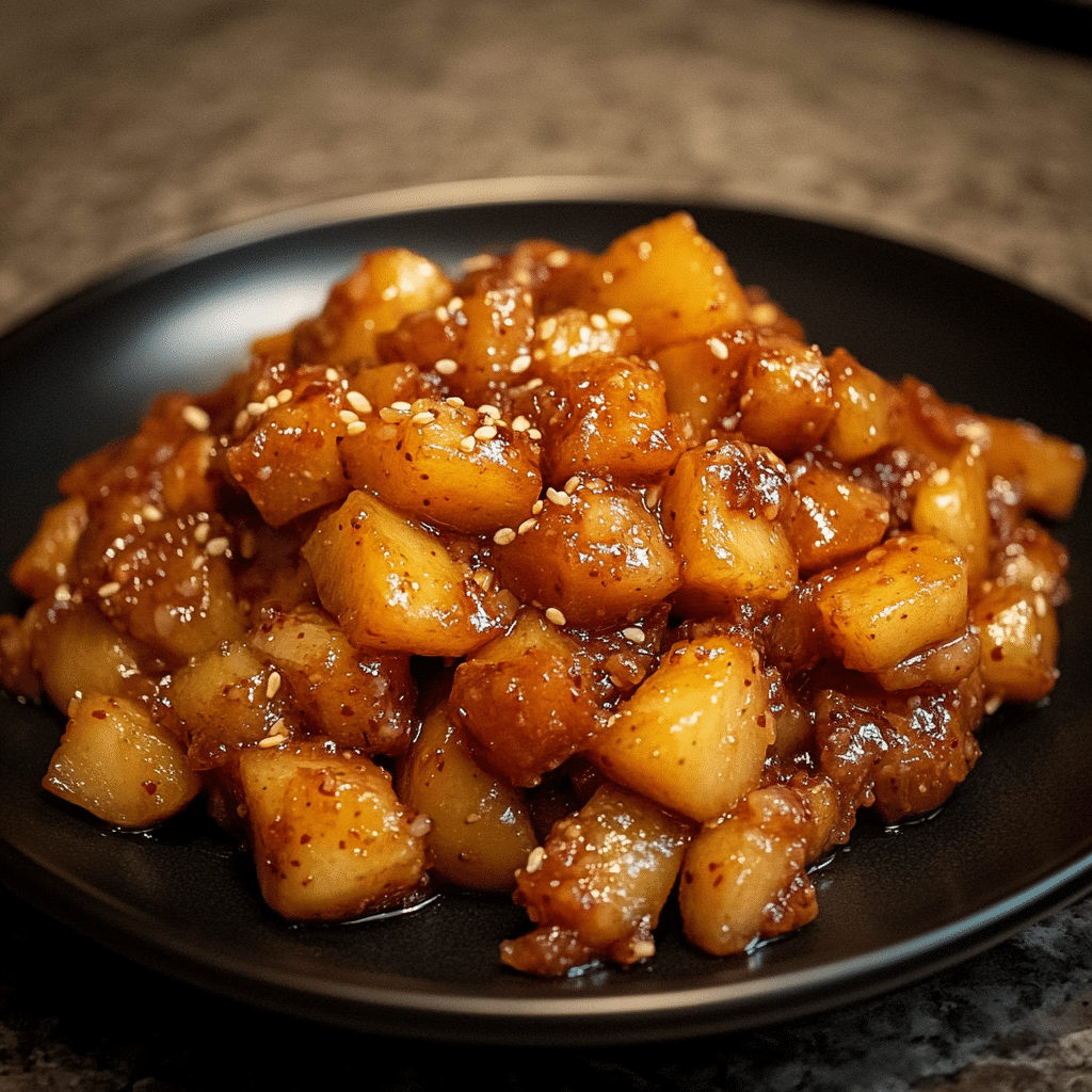 Easy Authentic Korean Potatoes Side Dish - bellieskitchen