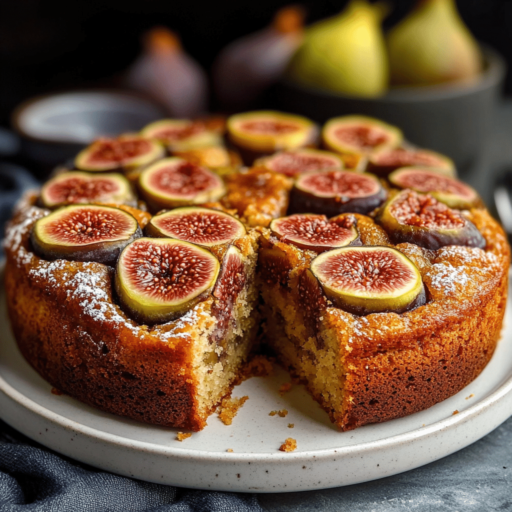 Soft and Sweet Fresh Fig Cake Easy Enough for Any Baker - bellieskitchen