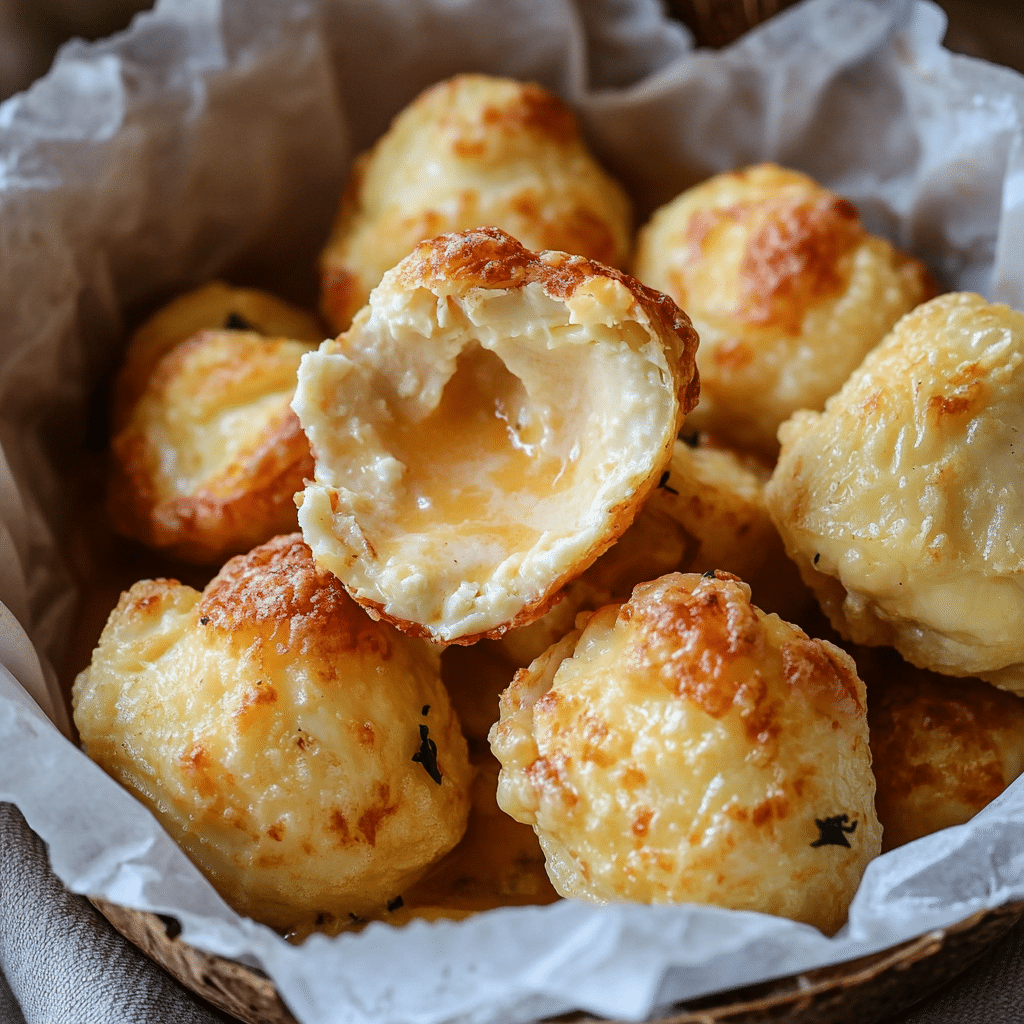 Quick and Cheesy Brazilian Cheese Rolls (Pão de Queijo) - bellieskitchen
