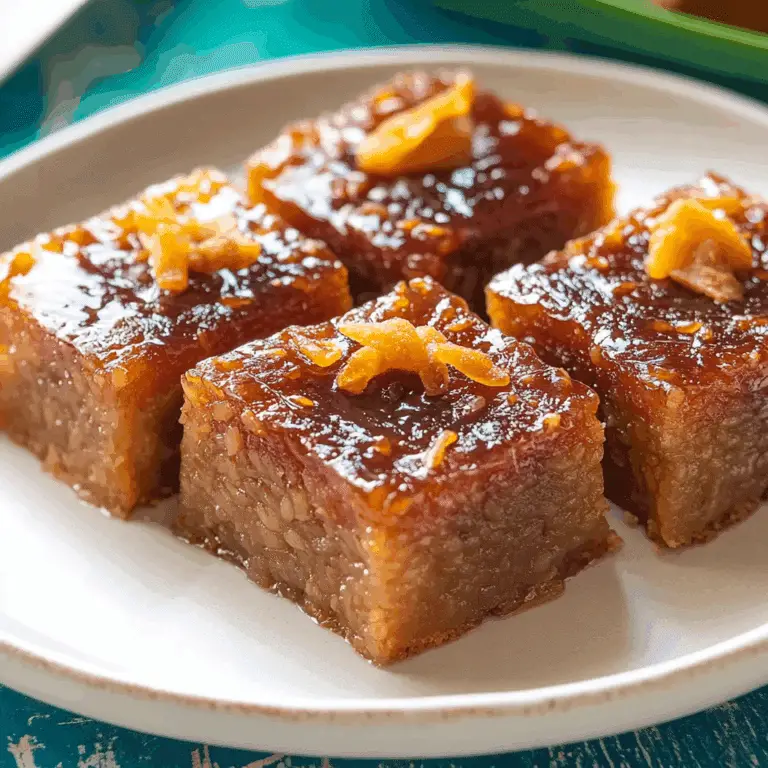 Irresistibly Sweet Biko Filipino Sticky Rice Cake - bellieskitchen