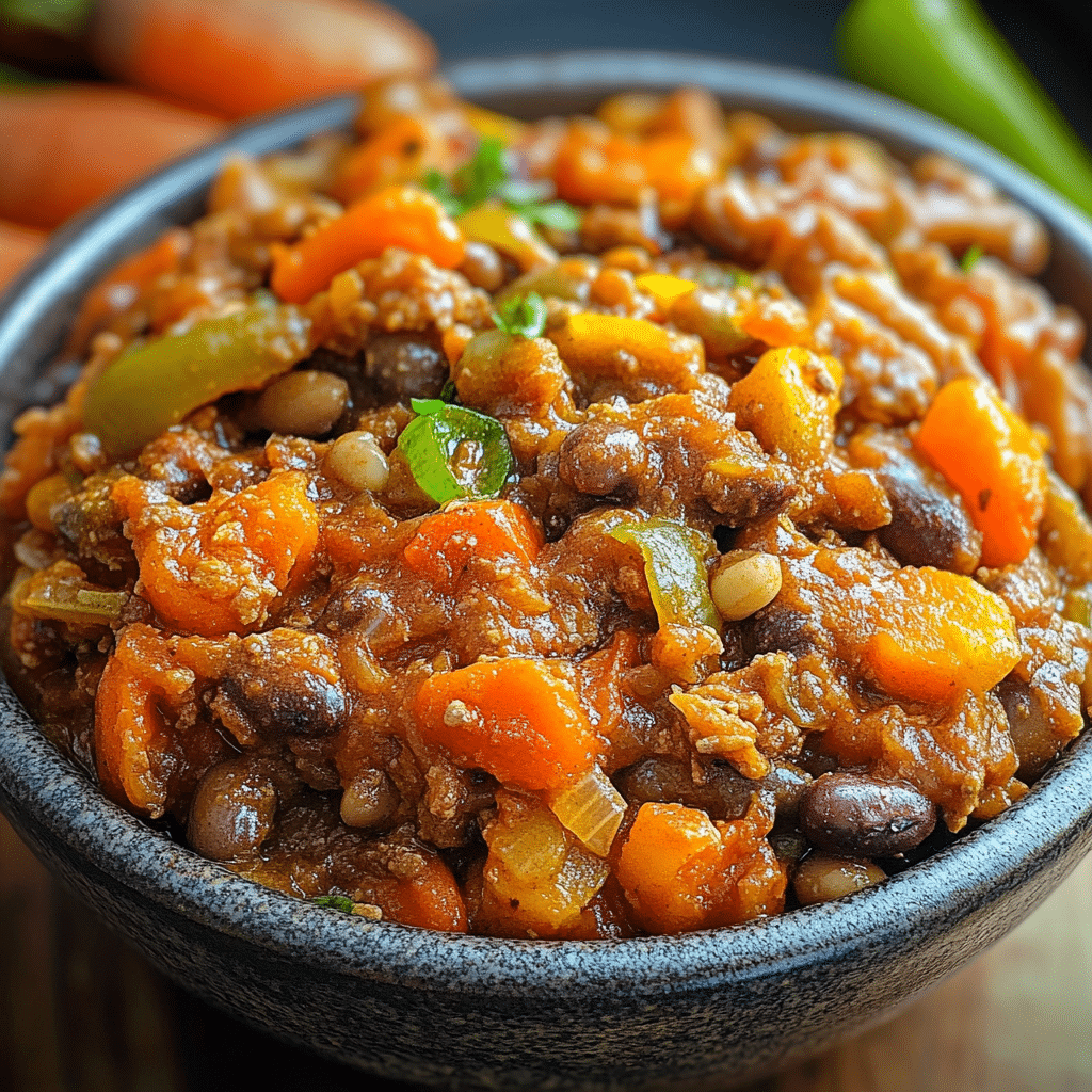 A Flavorful Vegetarian & Meaty Haitian Legume Stew - bellieskitchen
