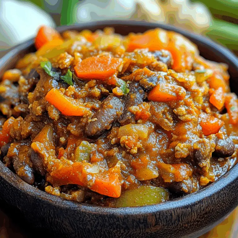 A Flavorful Vegetarian & Meaty Haitian Legume Stew - bellieskitchen