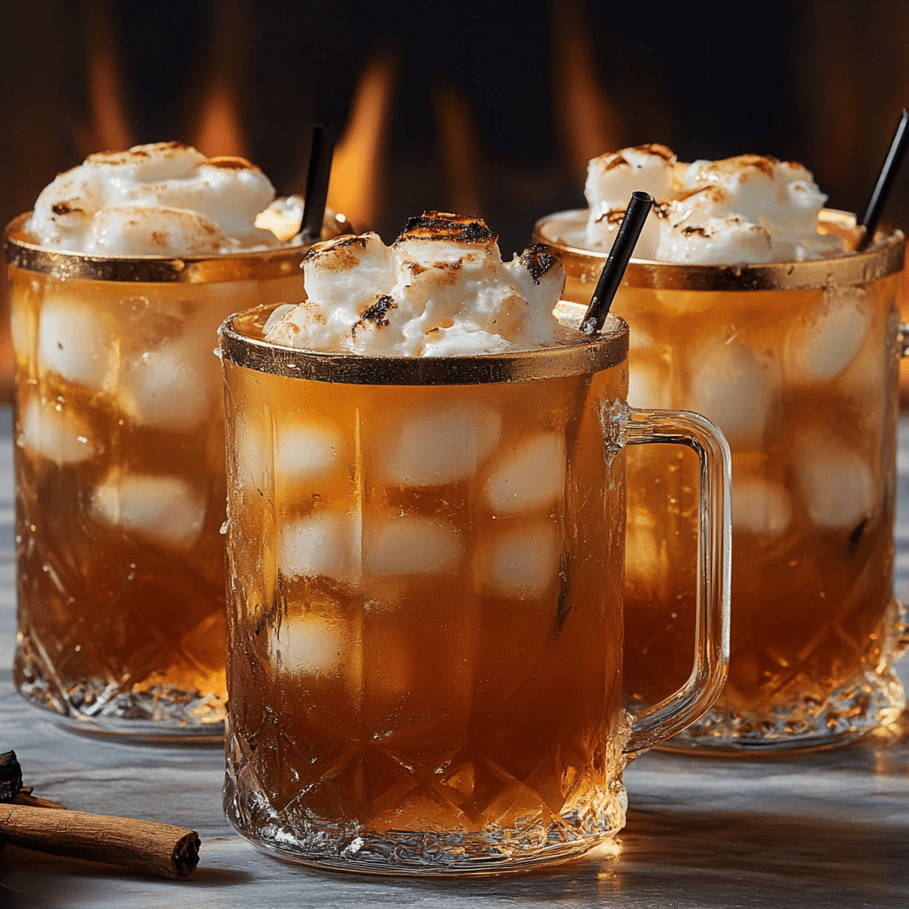 Cozy, Bubbly Campfire Mule Mocktail - bellieskitchen