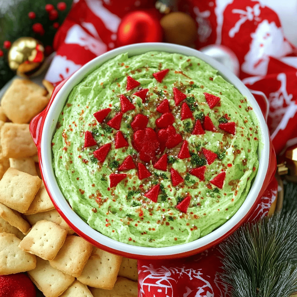 Festive and Fun Grinch Dip for the Ultimate Christmas Party ...