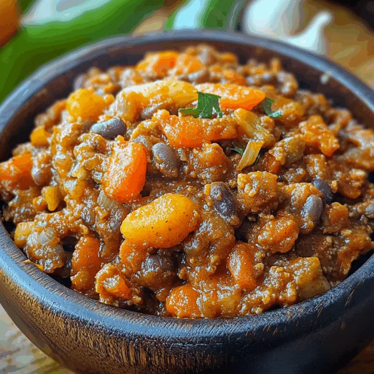 A Flavorful Vegetarian & Meaty Haitian Legume Stew - bellieskitchen